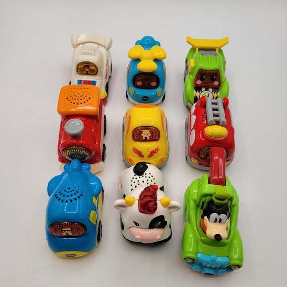 Vtech | Toys | Vtech Go Go Smart Wheels Huge Lot 9 Vehicles Helicopter ...